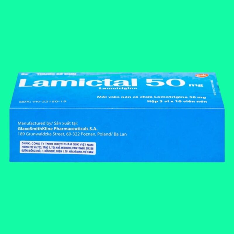 Thuốc Lamictal là thuốc gì? giá bao nhiêu? Mua ở đâu? Có tác dụng gì?