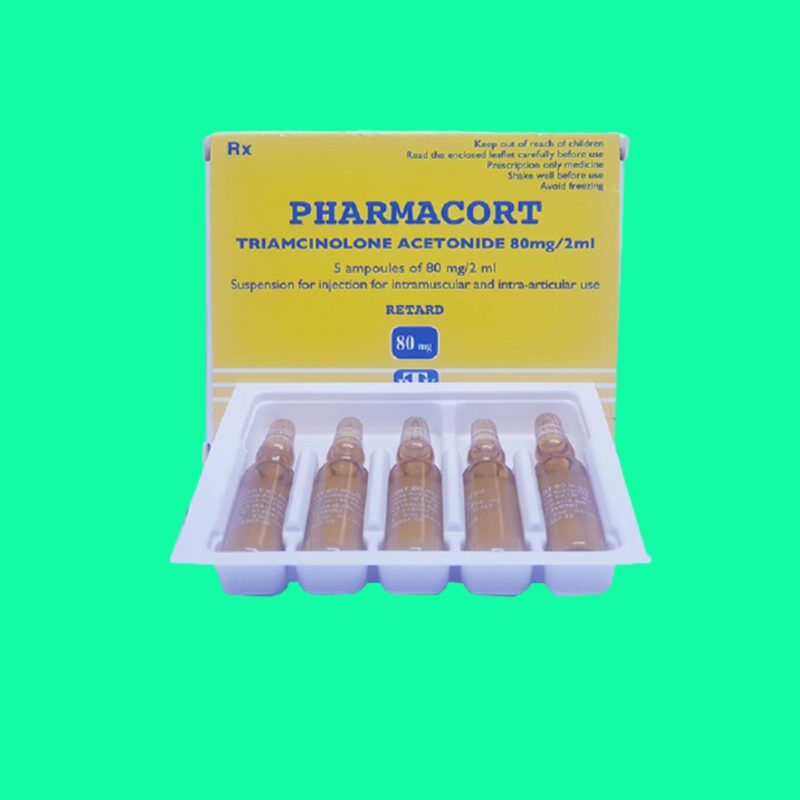 Pharmacort 80mg/2ml là thuốc gì? Giá bao nhiêu? Mua ở đâu? Có tốt không?