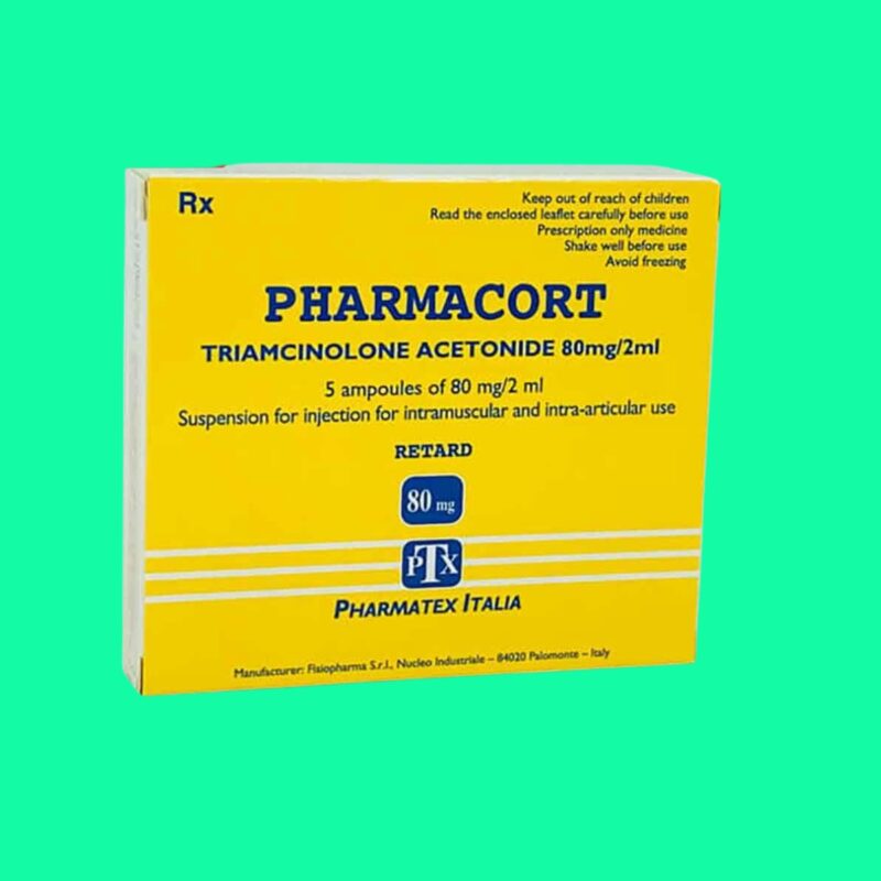 Pharmacort 80mg/2ml là thuốc gì? Giá bao nhiêu? Mua ở đâu? Có tốt không?