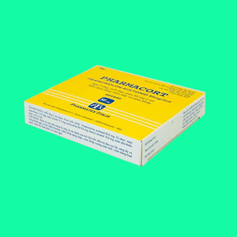 Pharmacort 80mg/2ml là thuốc gì? Giá bao nhiêu? Mua ở đâu? Có tốt không?