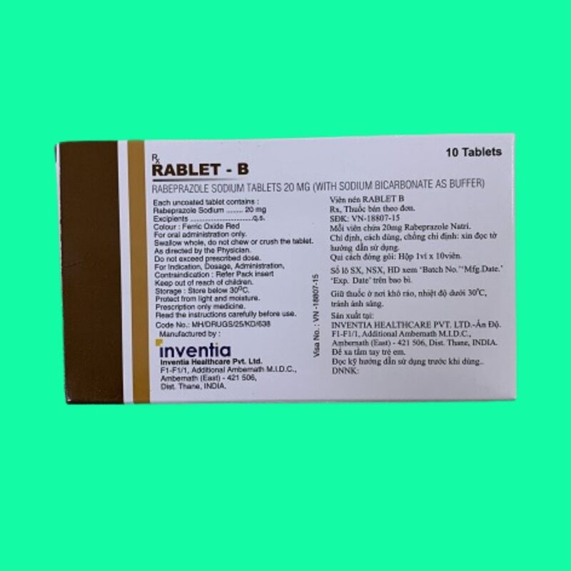 Thuốc Rablet B là thuốc gì? giá bao nhiêu? mua ở đâu? có tác dụng gì?