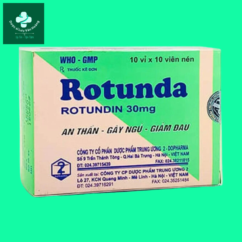 Thuốc Rotunda là thuốc gì? giá bao nhiêu? mua ở đâu? có tác dụng gì?