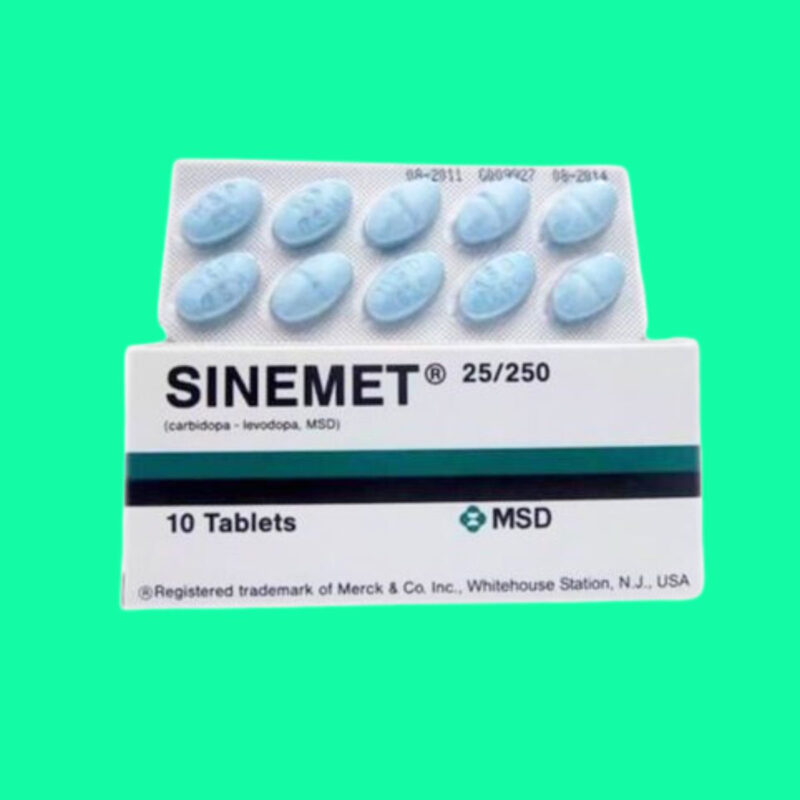 Sinemet 25/250 MSD là thuốc gì? Giá bao nhiêu, mua ở đâu? Có tốt không?