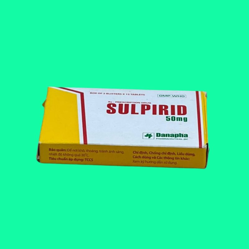 Sulpirid 50mg là thuốc gì? giá bao nhiêu? mua ở đâu? có tác dụng gì?