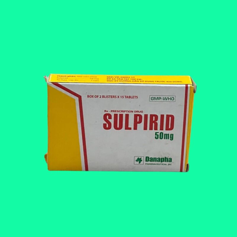 Sulpirid 50mg là thuốc gì? giá bao nhiêu? mua ở đâu? có tác dụng gì?