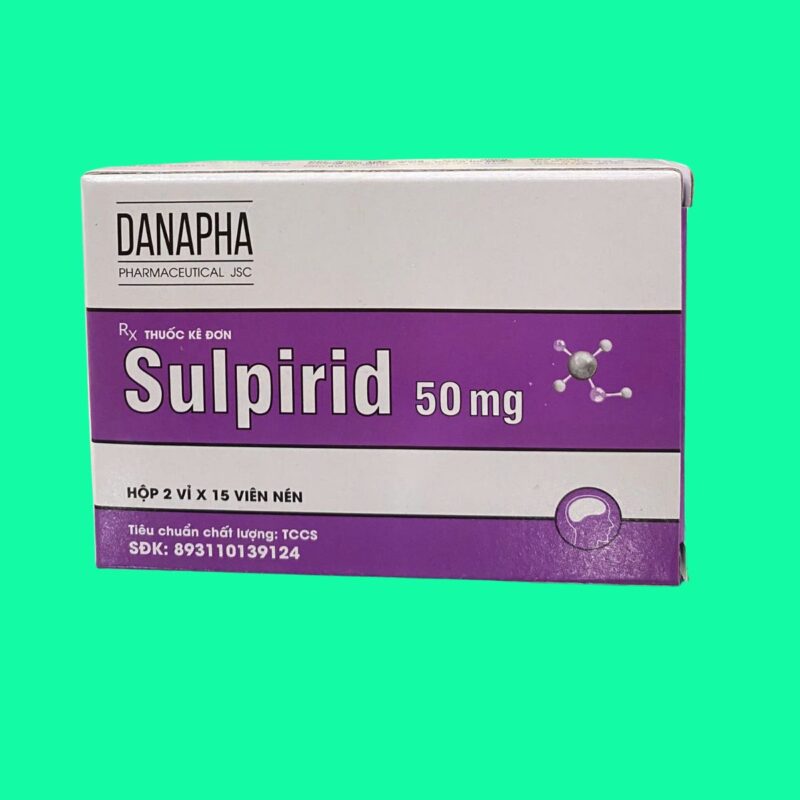 Sulpirid 50mg là thuốc gì? giá bao nhiêu? mua ở đâu? có tác dụng gì?