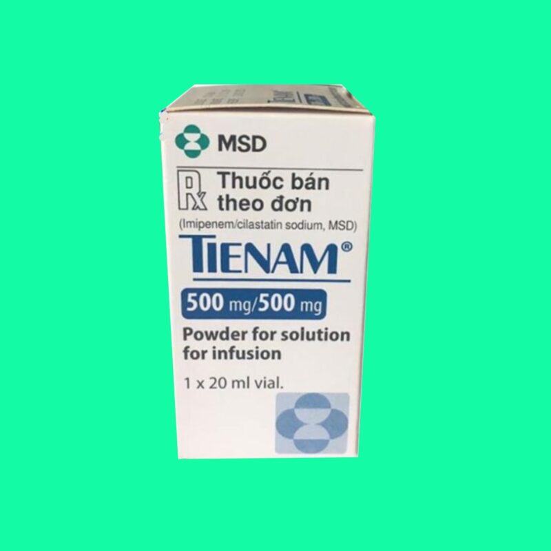 Thuốc Tienam 500mg/500mg là thuốc gì? giá bao nhiêu? Mua ở đâu? Có tác ...