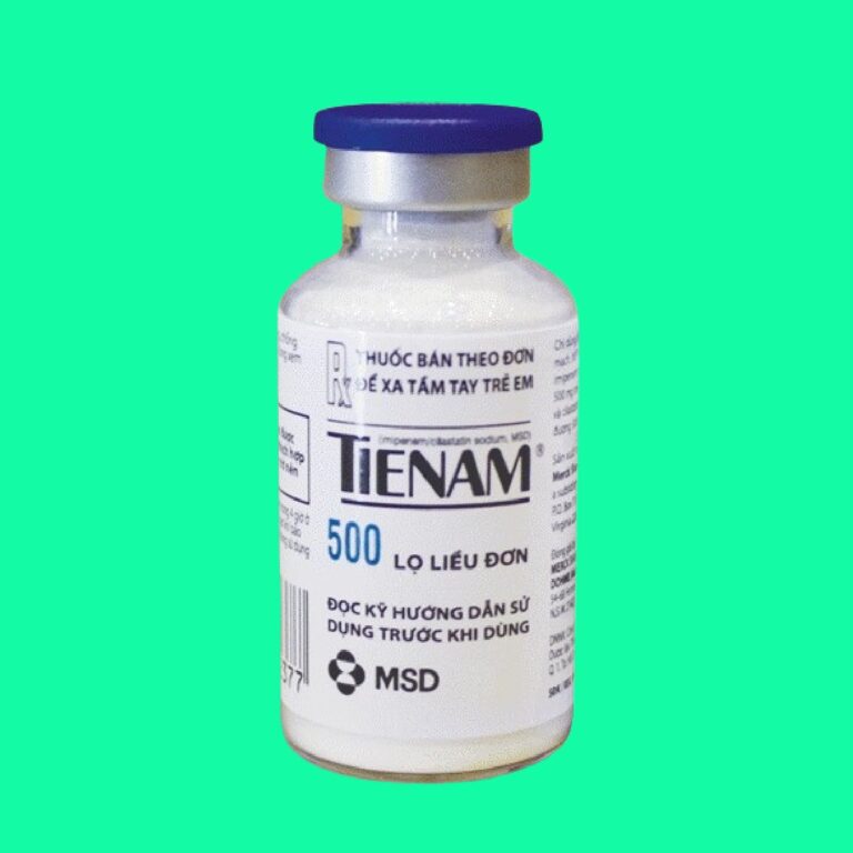 Thuốc Tienam 500mg/500mg là thuốc gì? giá bao nhiêu? Mua ở đâu? Có tác ...
