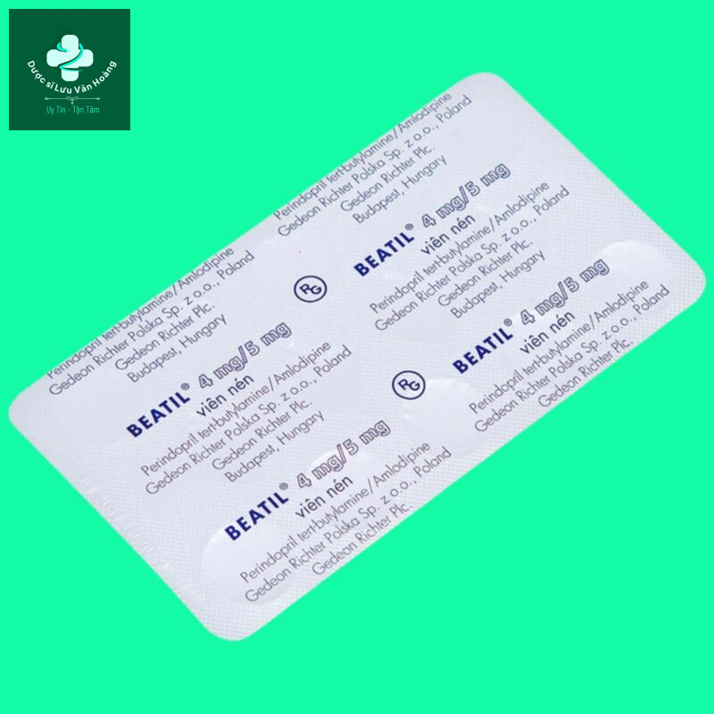 Beatil 4mg/5mg là thuốc gì? Giá bao nhiêu? Trị bệnh gì? Mua ở đâu?