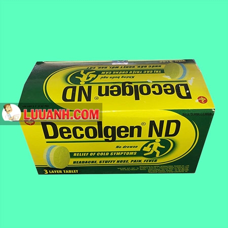 Tài liệu dùng thuốc cảm cúm decolgen những điều cần biết
