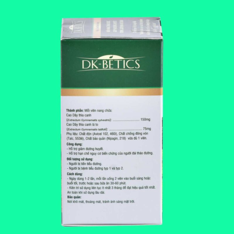 Thuốc DK-Betics là thuốc gì? giá bao nhiêu? mua ở đâu? có tác dụng gì?