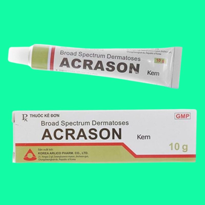 Thuốc Acrason: công dụng, liều dùng, lưu ý tác dụng phụ