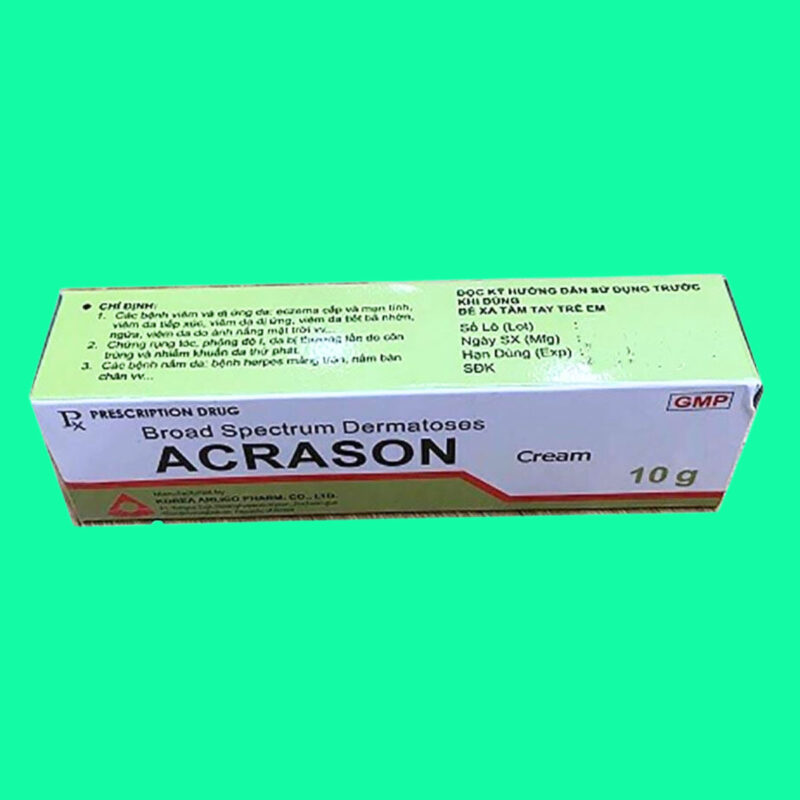 Thuốc Acrason: công dụng, liều dùng, lưu ý tác dụng phụ