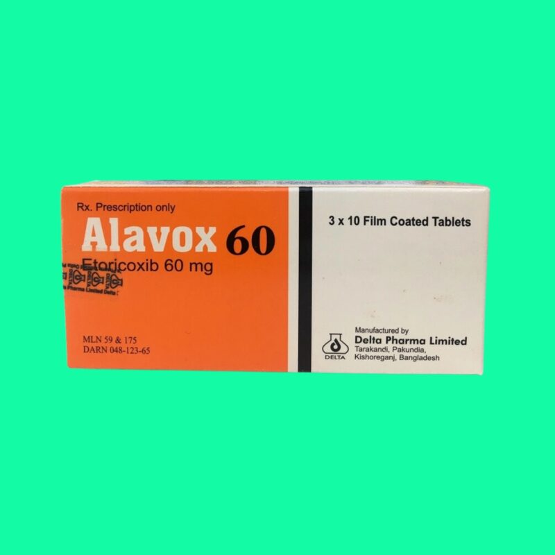 Thuốc Alavox 60: Công dụng, liều dùng và lưu ý tác dụng phụ