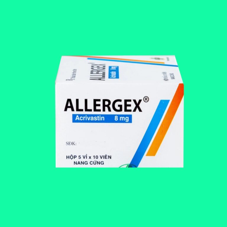 Thuốc Allergex 8mg: công dụng, liều dùng, lưu ý tác dụng phụ