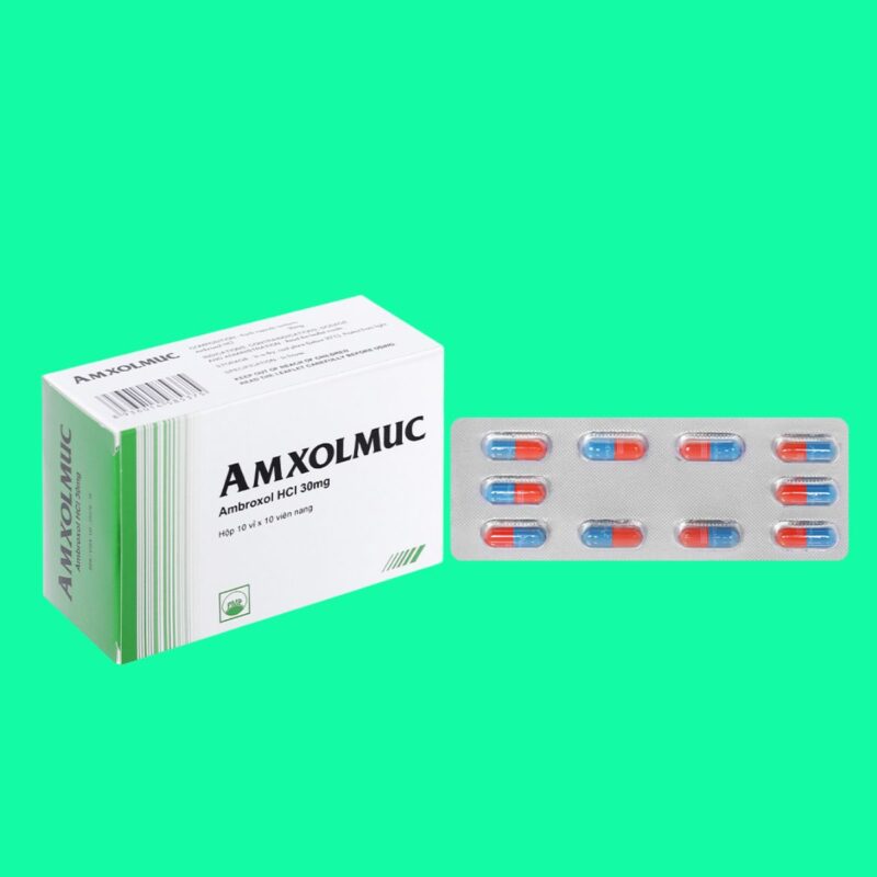Thuốc Amxolmuc: công dụng, liều dùng, lưu ý tác dụng phụ
