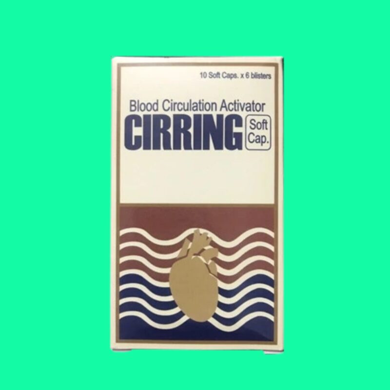 Thuốc Cirring: Công dụng, liều dùng, lưu ý tác dụng phụ