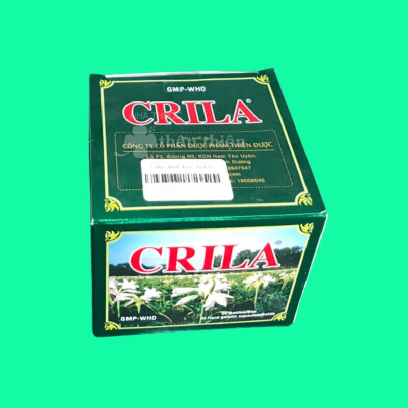 Thuốc Crila: Công dụng, liều dùng và lưu ý tác dụng phụ