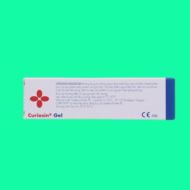 Thuốc Curiosin Gel: Công dụng, liều dùng, lưu ý tác dụng phụ