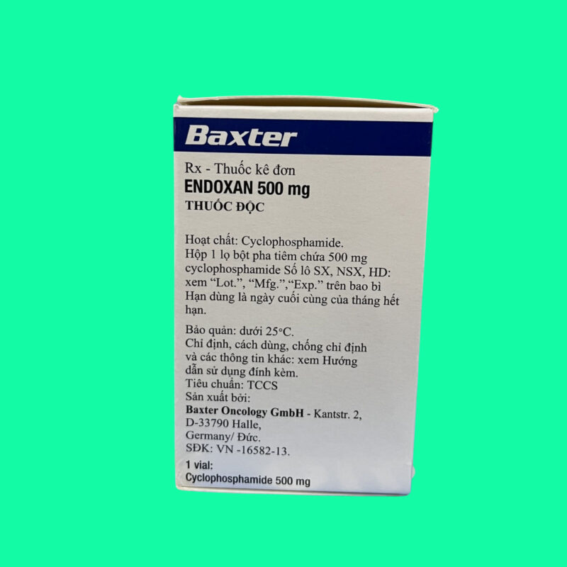 Thuốc Endoxan: Công dụng, liều dùng và lưu ý tác dụng phụ