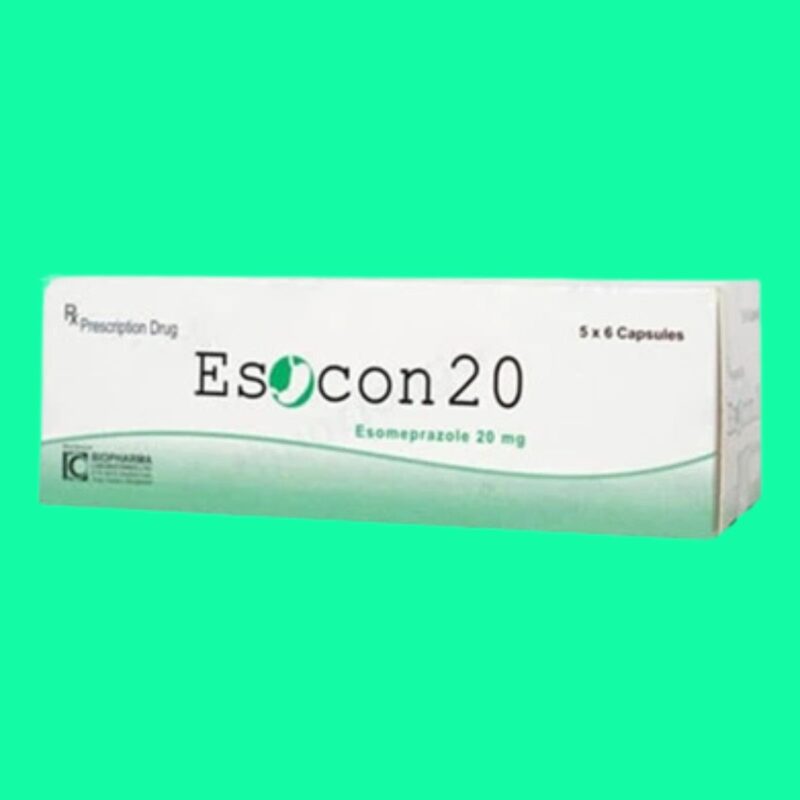 Thuốc Esocon 20: công dụng, liều dùng, lưu ý tác dụng phụ
