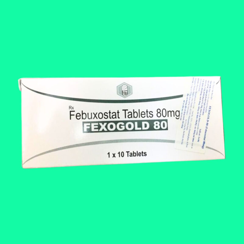 Thuốc Fexogold 80mg: Công dụng, liều dùng, lưu ý tác dụng phụ