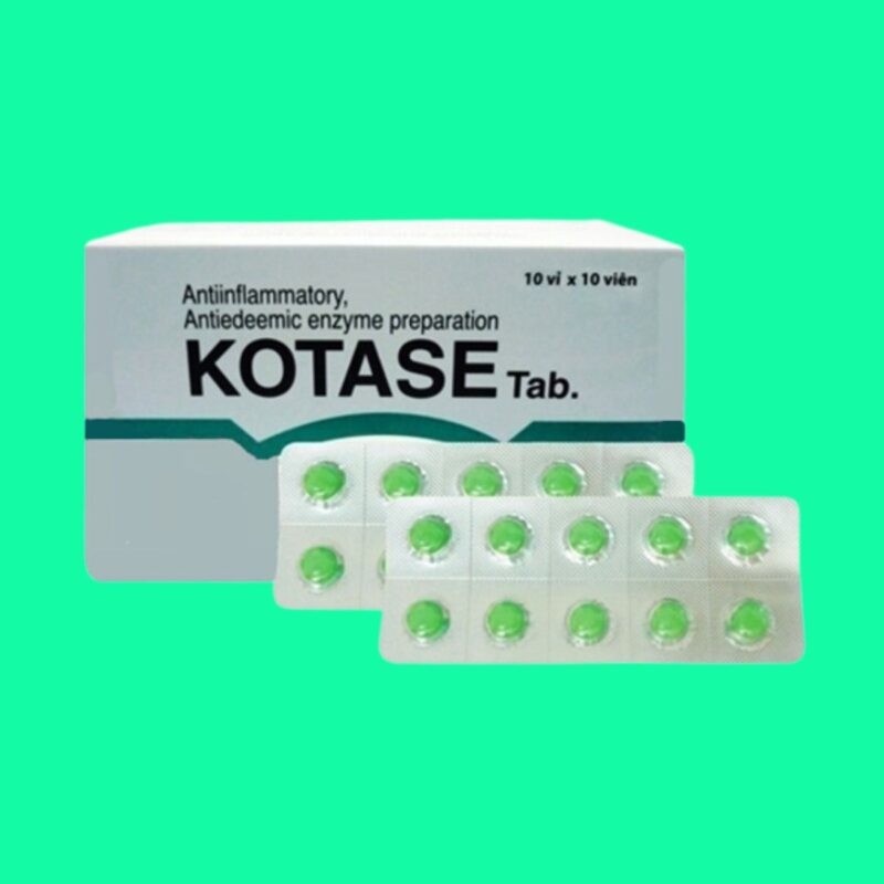 Thuốc Kotase Tab.: công dụng, liều dùng, lưu ý - Dược sĩ Lưu Văn Hoàng