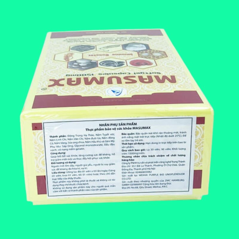 Thuốc Masumax: Công dụng, liều dùng và lưu ý tác dụng phụ