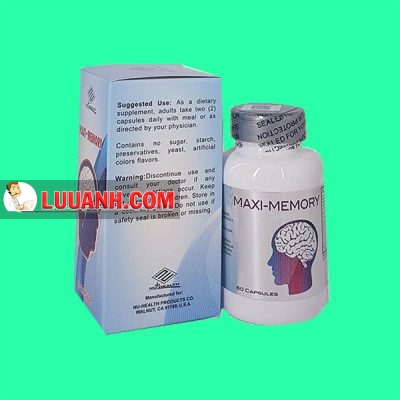 Thuốc Maxi Memory là gì? giá bao nhiêu? mua ở đâu? có tác dụng gì?