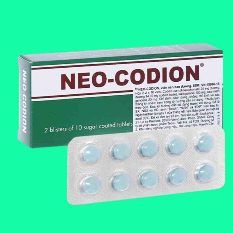Thuốc Neo Codion là có tác dụng gì, đối tượng chỉ định là ai