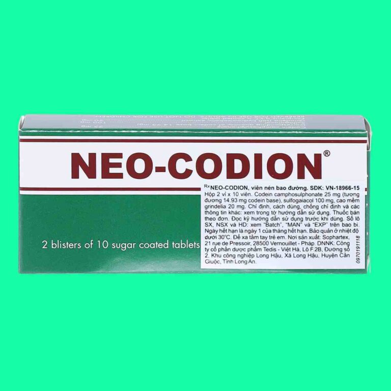Thuốc Neo Codion là có tác dụng gì, đối tượng chỉ định là ai