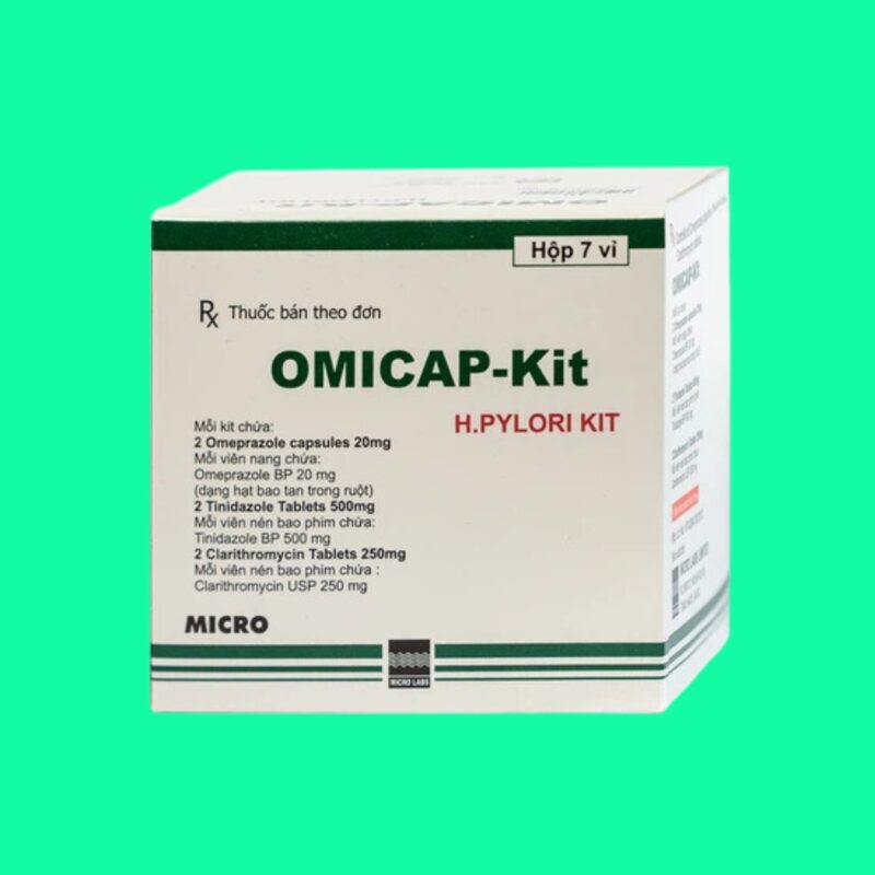 Thuốc Omicap-Kit là thuốc gì? giá bao nhiêu? mua ở đâu? có tác dụng gì?