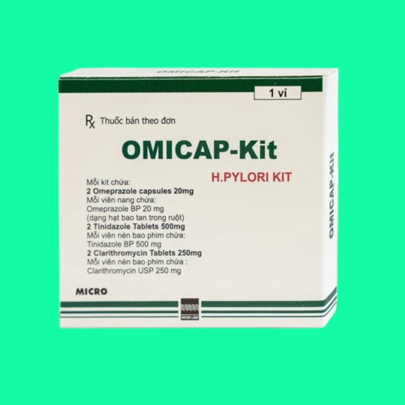Thuốc Omicap-Kit là thuốc gì? giá bao nhiêu? mua ở đâu? có tác dụng gì?