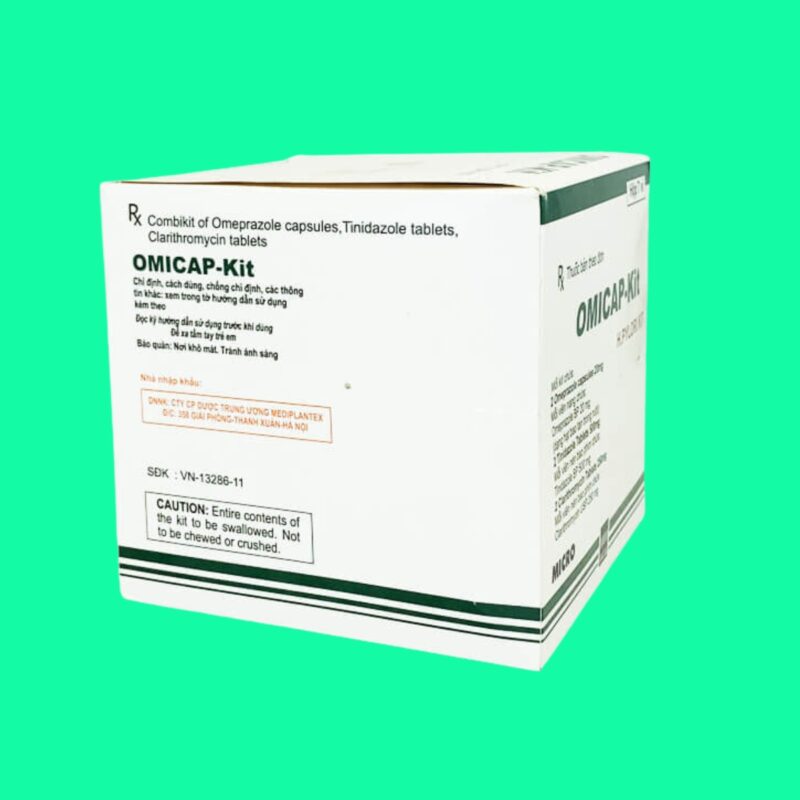 Thuốc Omicap-Kit là thuốc gì? giá bao nhiêu? mua ở đâu? có tác dụng gì?