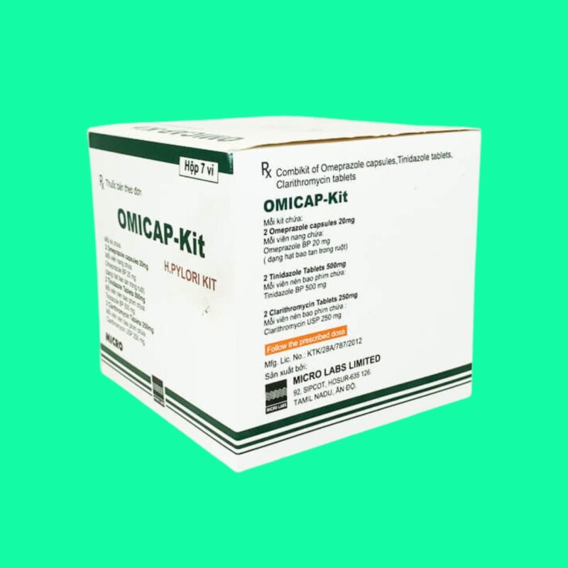 Thuốc Omicap-Kit là thuốc gì? giá bao nhiêu? mua ở đâu? có tác dụng gì?