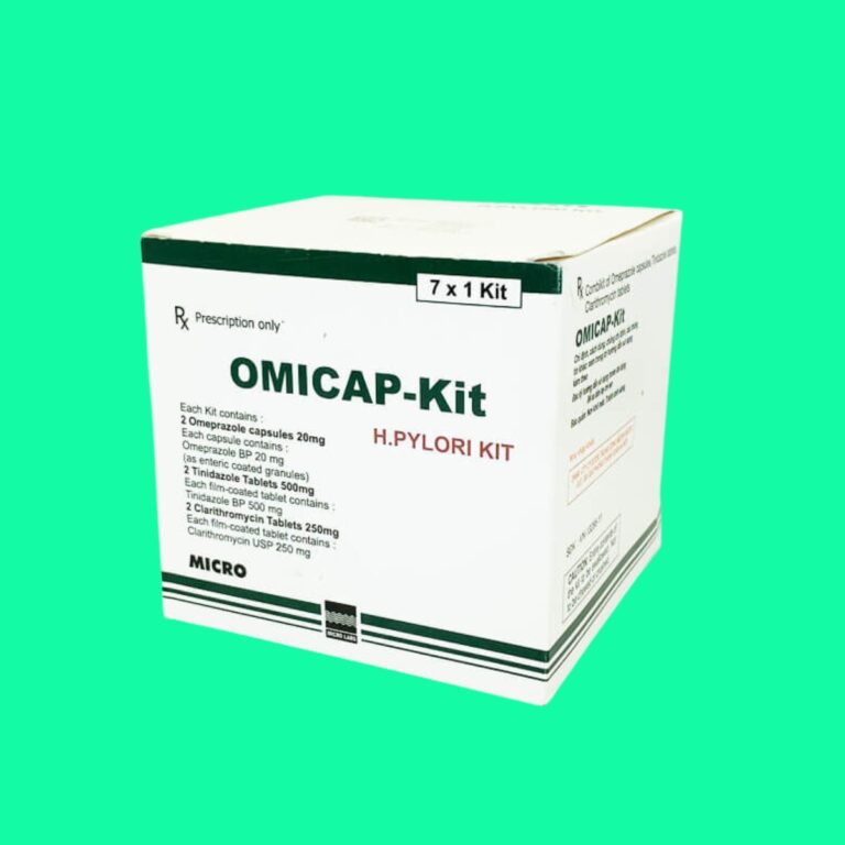 Thuốc Omicap-Kit là thuốc gì? giá bao nhiêu? mua ở đâu? có tác dụng gì?