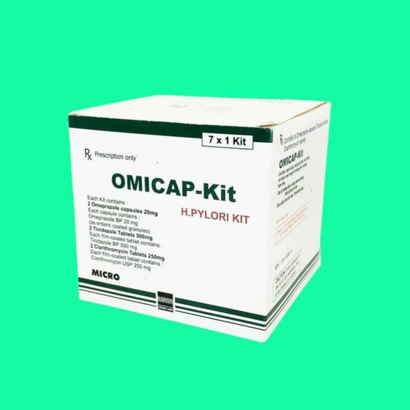 Thuốc Omicap-Kit là thuốc gì? giá bao nhiêu? mua ở đâu? có tác dụng gì?