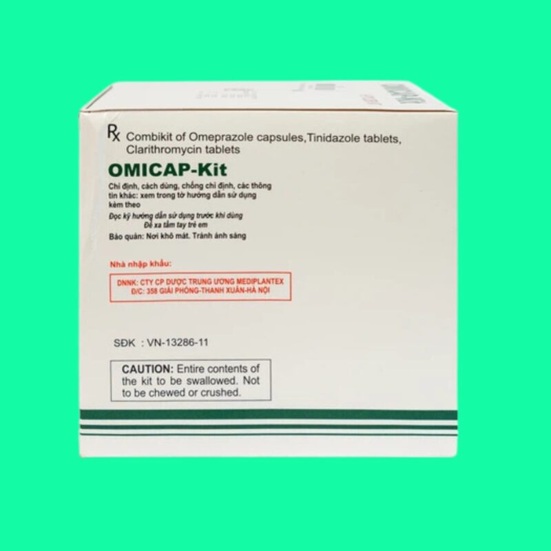 Thuốc Omicap-Kit là thuốc gì? giá bao nhiêu? mua ở đâu? có tác dụng gì?