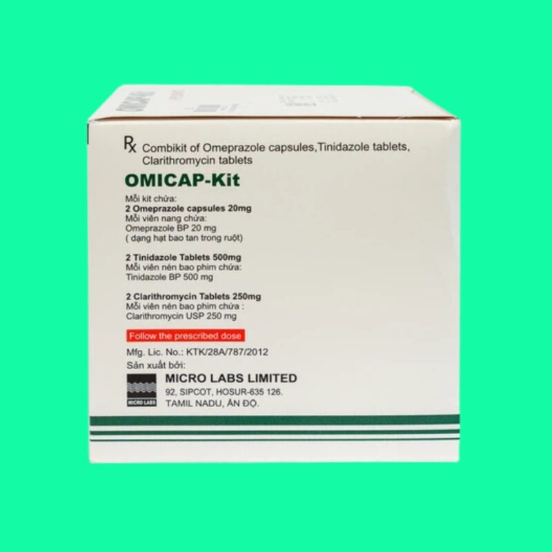 Thuốc Omicap-Kit là thuốc gì? giá bao nhiêu? mua ở đâu? có tác dụng gì?