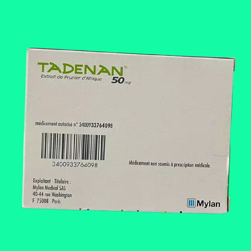 Thuốc Tadenan: Công dụng, liều dùng và lưu ý tác dụng phụ