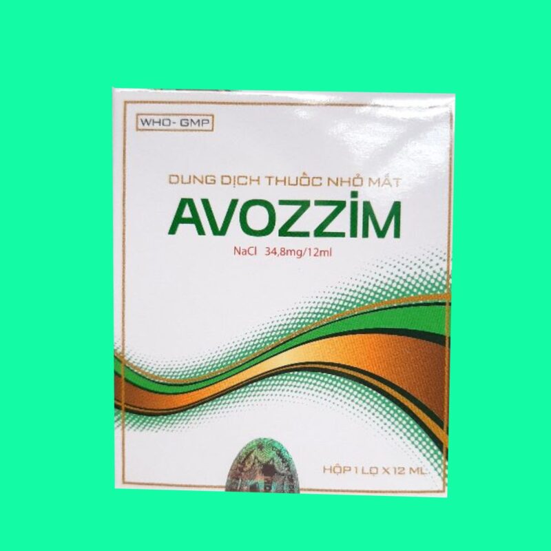 Thuốc nhỏ mắt Avozzim là thuốc gì? giá bao nhiêu? mua ở đâu?