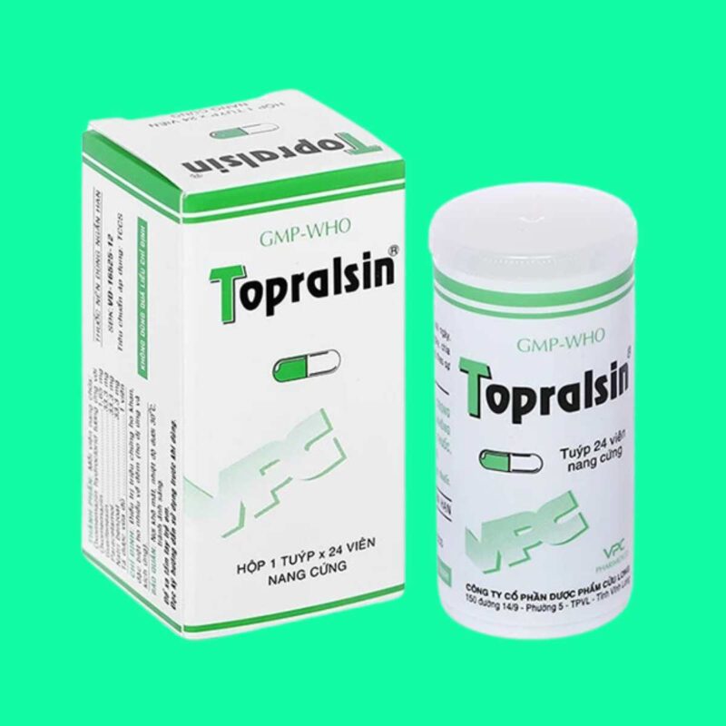 Thuốc Topralsin: Công dụng, liều dùng, lưu ý tác dụng phụ
