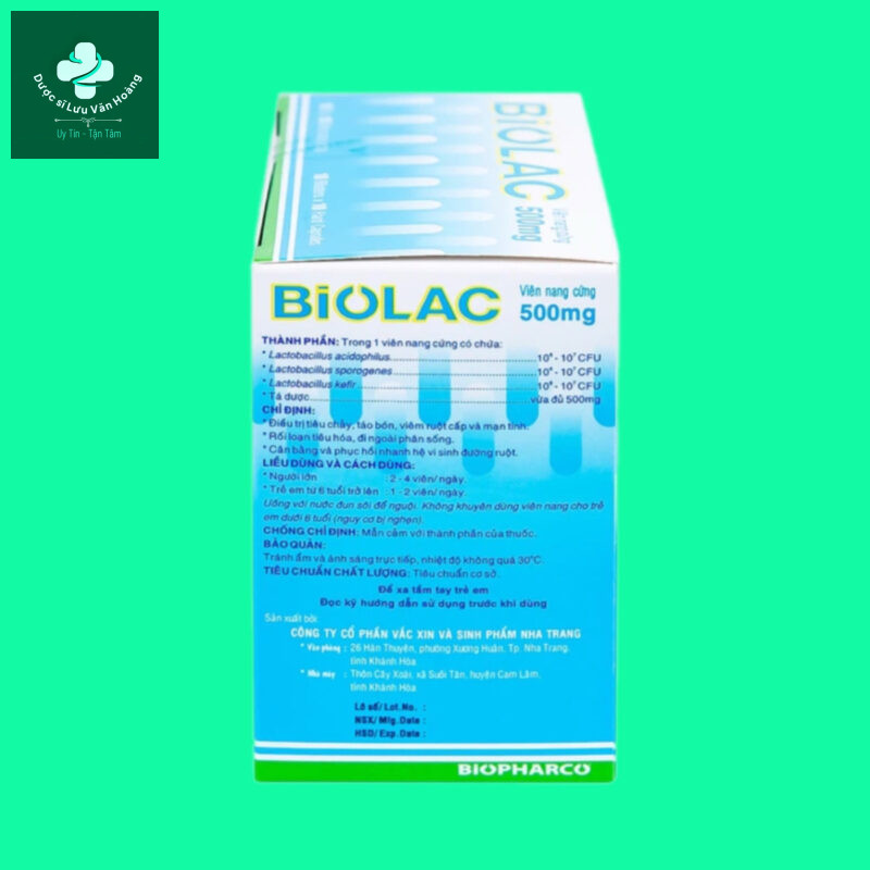 Thuốc Biolac: Công dụng, liều dùng và lưu ý tác dụng phụ