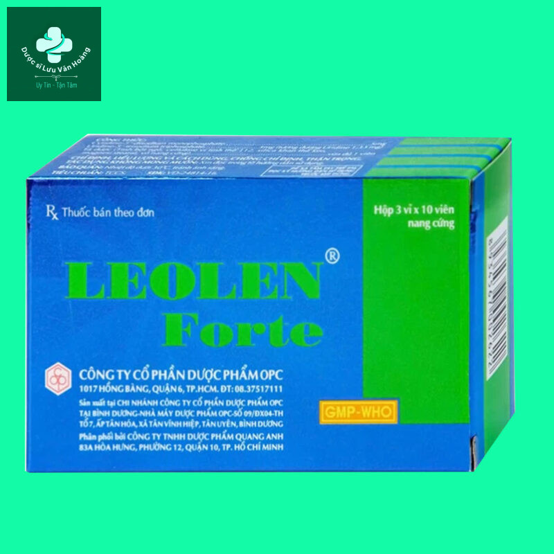 Thuốc Leolen forte: Công dụng, liều dùng, lưu ý tác dụng phụ