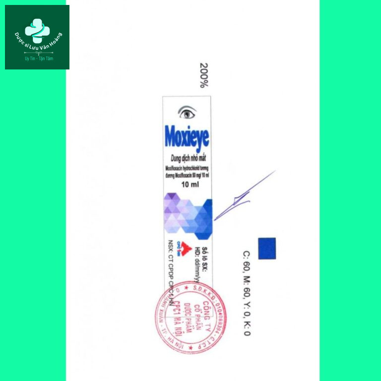 Thuốc Moxieye là thuốc gì? giá bao nhiêu? mua ở đâu? có tác dụng gì?