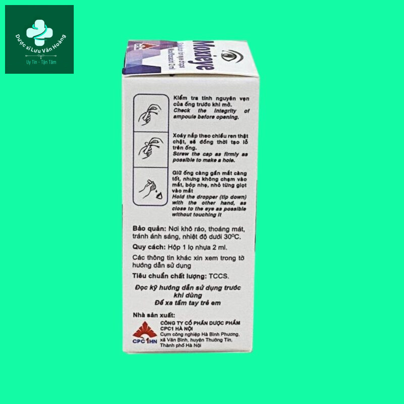 Thuốc Moxieye là thuốc gì? giá bao nhiêu? mua ở đâu? có tác dụng gì?