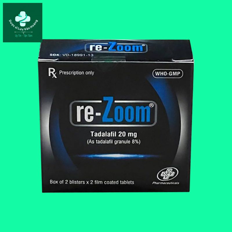 Thuốc Re- Zoom 20 là thuốc gì? giá bao nhiêu? mua ở đâu? có tốt không?
