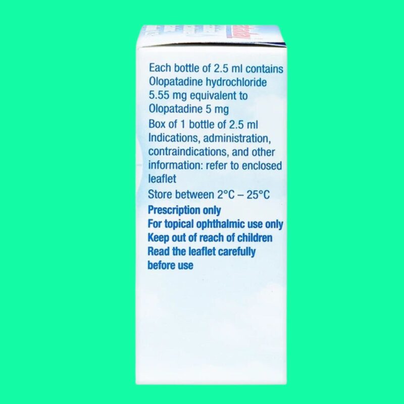 Thuốc Pataday: Công dụng, liều dùng và lưu ý tác dụng phụ