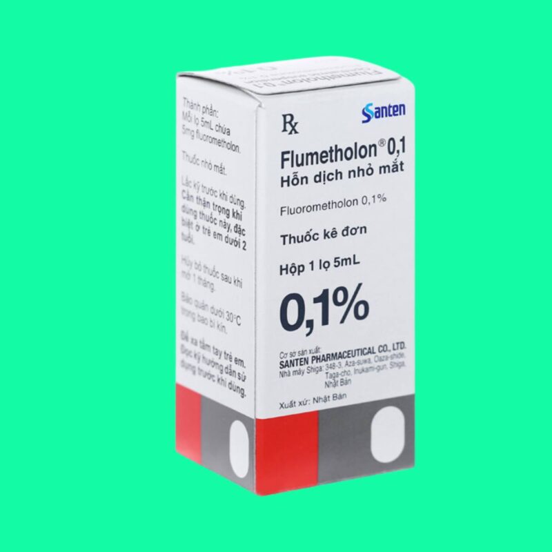 Thuốc Flumetholon: Công dụng, liều dùng và lưu ý tác dụng phụ