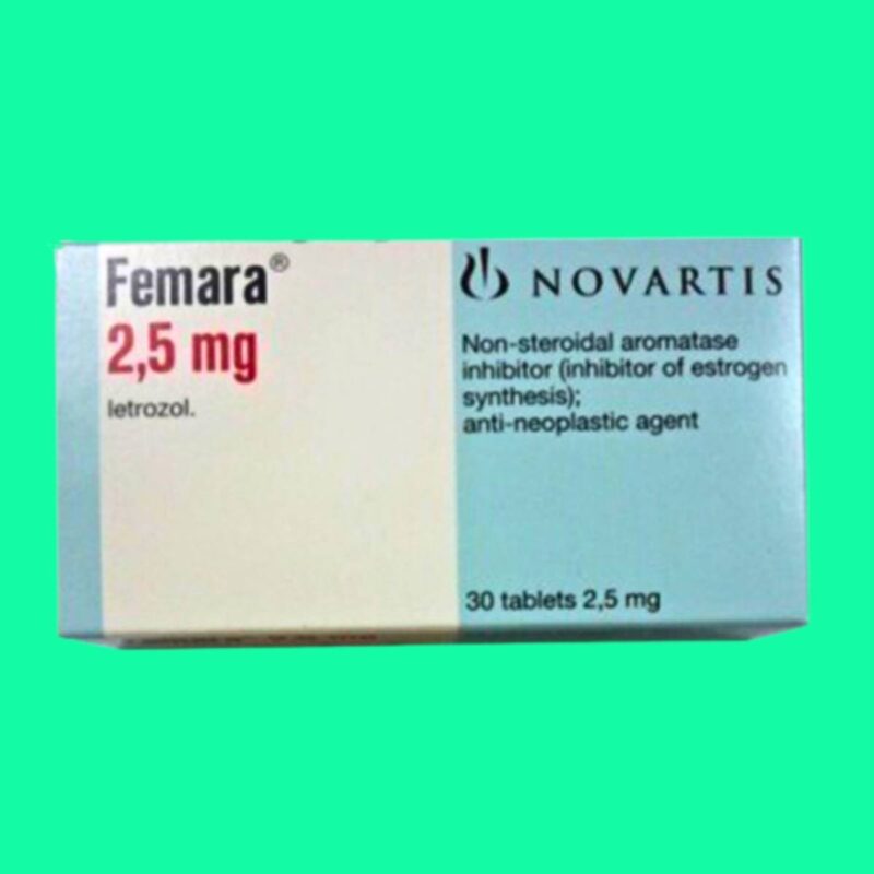 Thuốc Femara 2,5mg Thụy Sĩ: Công dụng, liều dùng, giá bán